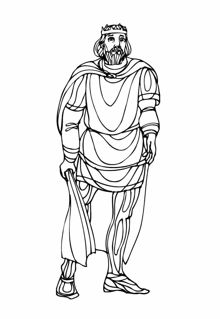 Desenhos de Rei para Colorir e Pintar - Tudo Para Colorir