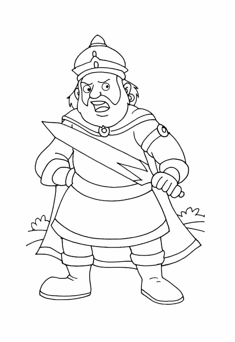 Desenhos de Rei para Colorir e Pintar - Tudo Para Colorir