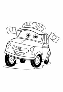 Desenhos do Filme Carros para Colorir e Pintar - Tudo Para Colorir