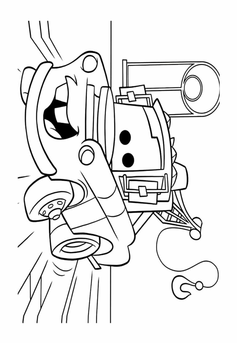 Desenhos do Filme Carros para Colorir e Pintar - Tudo Para Colorir