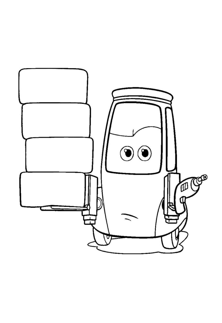 Desenhos do Filme Carros para Colorir e Pintar - Tudo Para Colorir