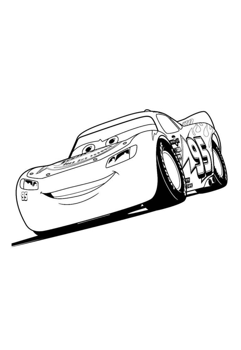Desenhos do Filme Carros para Colorir e Pintar - Tudo Para Colorir