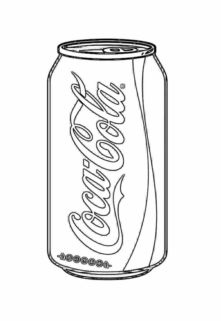 Desenhos da Coca-Cola para Colorir e Imprimir - Tudo Para Colorir