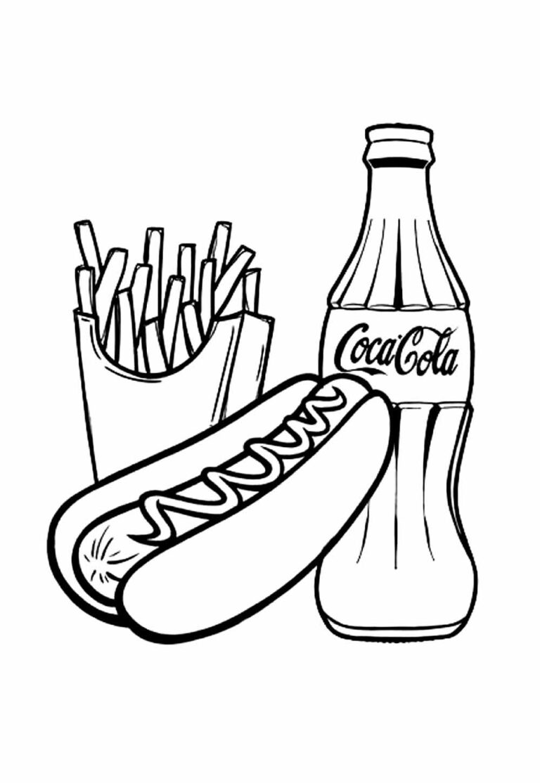 Desenhos da Coca-Cola para Colorir e Imprimir - Tudo Para Colorir