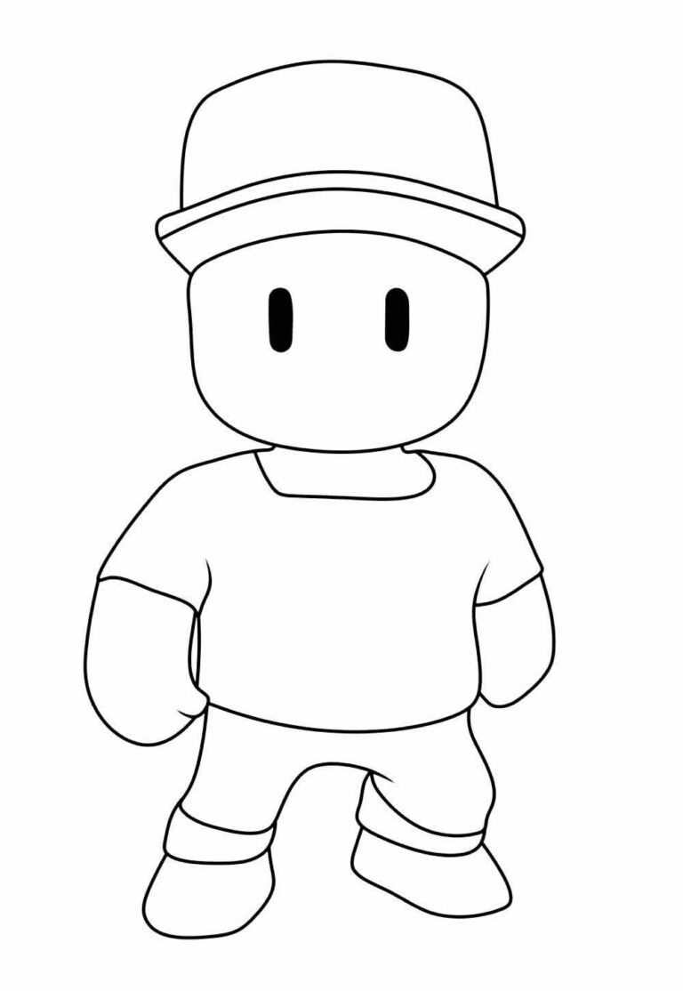 Desenhos de Stumble Guys para Colorir e Pintar - Tudo Para Colorir