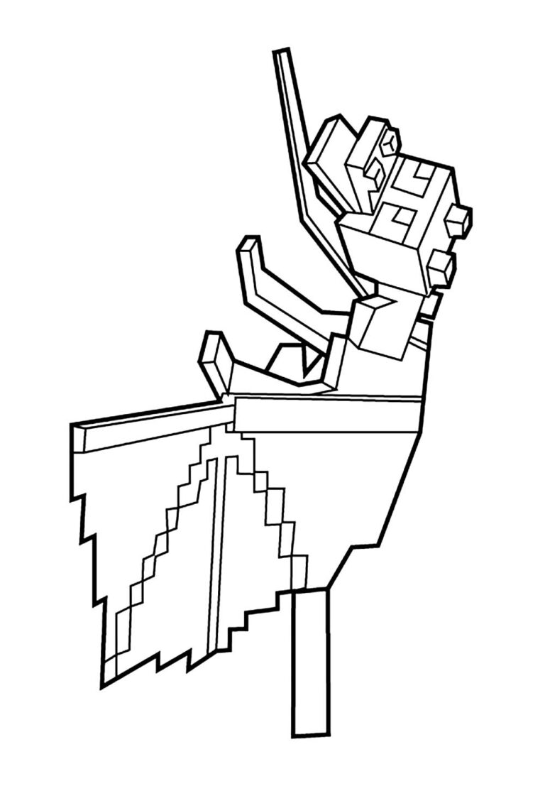Desenhos de Minecraft para Colorir e Pintar - Tudo Para Colorir