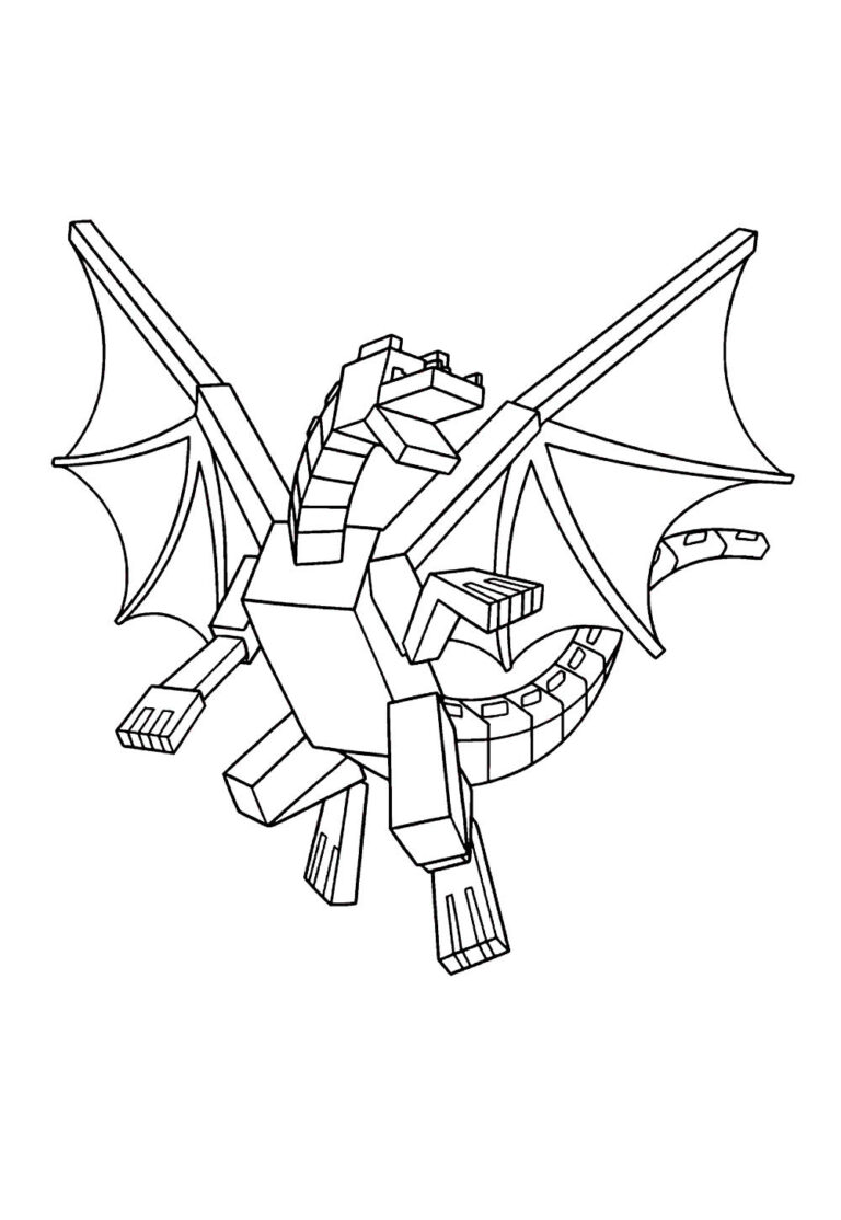 Desenhos de Minecraft para Colorir e Pintar - Tudo Para Colorir