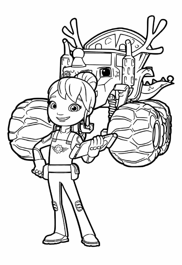 Desenhos de Blaze e os Monster Machine para Colorir e Pintar - Tudo ...