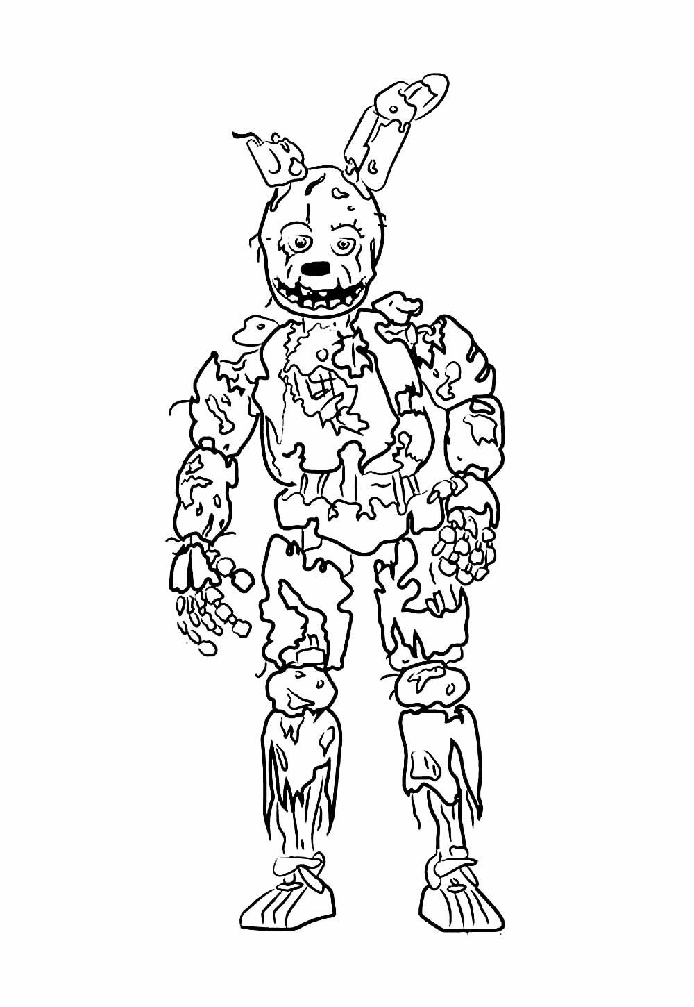 Desenhos de FNAF - Five Nights at Freddys para Colorir - Tudo Para Colorir