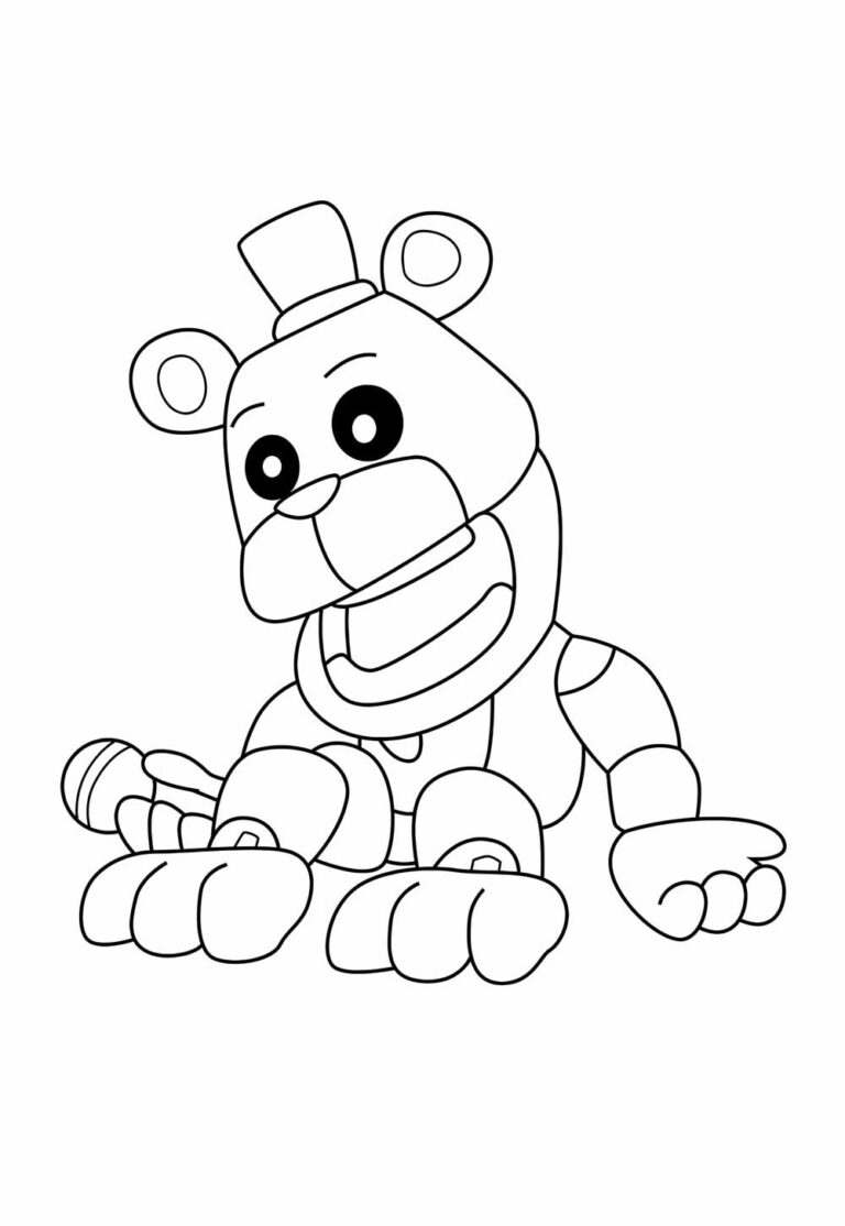 Desenhos de FNAF - Five Nights at Freddys para Colorir - Tudo Para Colorir