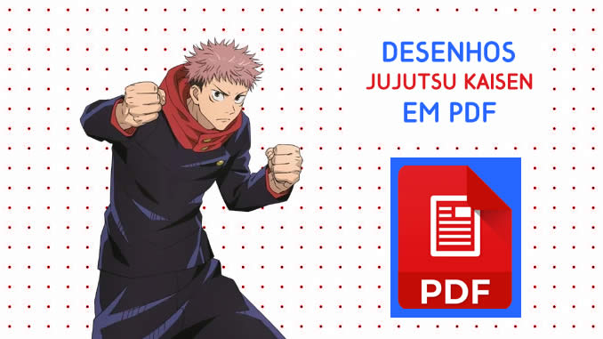 Desenhos de Jujutsu Kaisen para Colorir e Pintar - Tudo Para Colorir