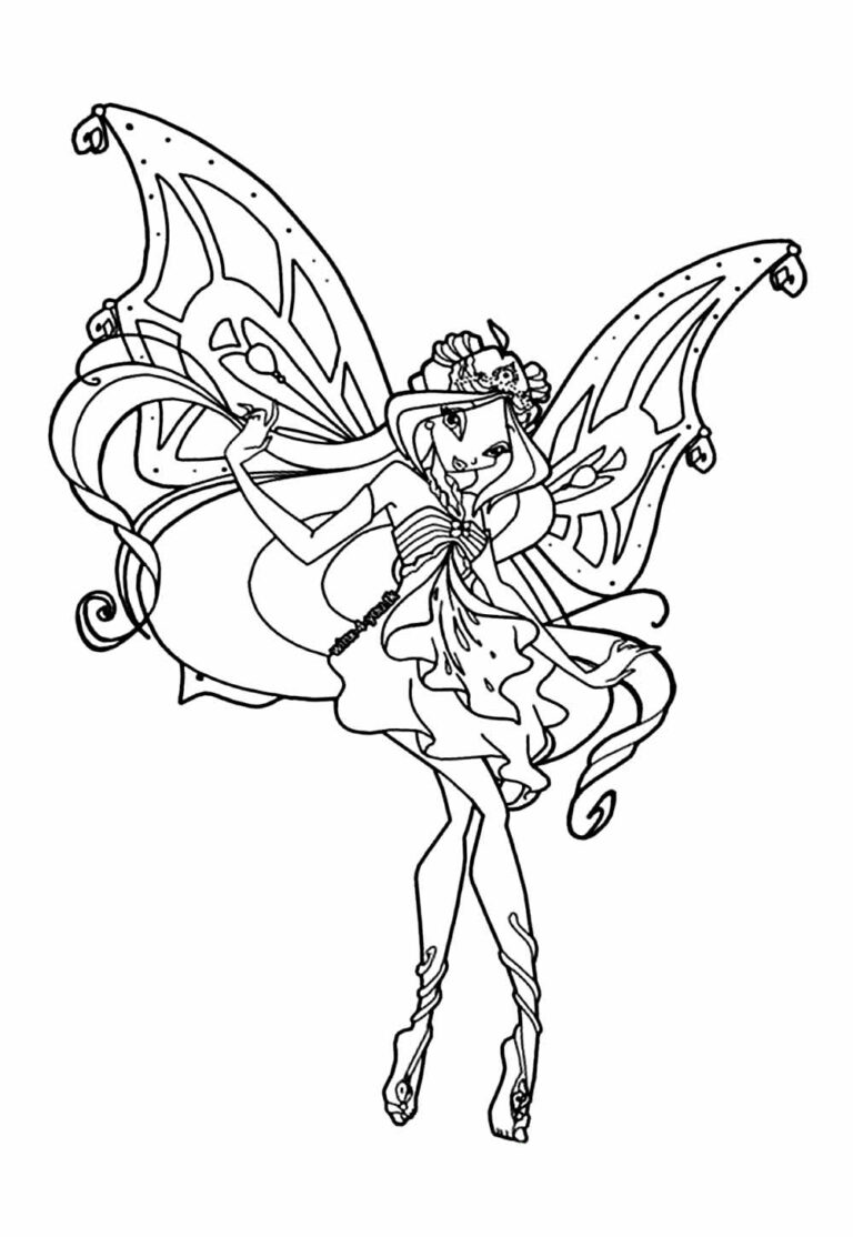 Desenhos de Winx Club para Colorir e Pintar - Tudo Para Colorir