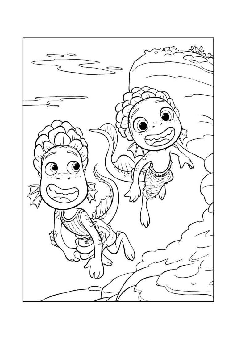 Desenhos de Luca para Colorir e Pintar - Tudo Para Colorir