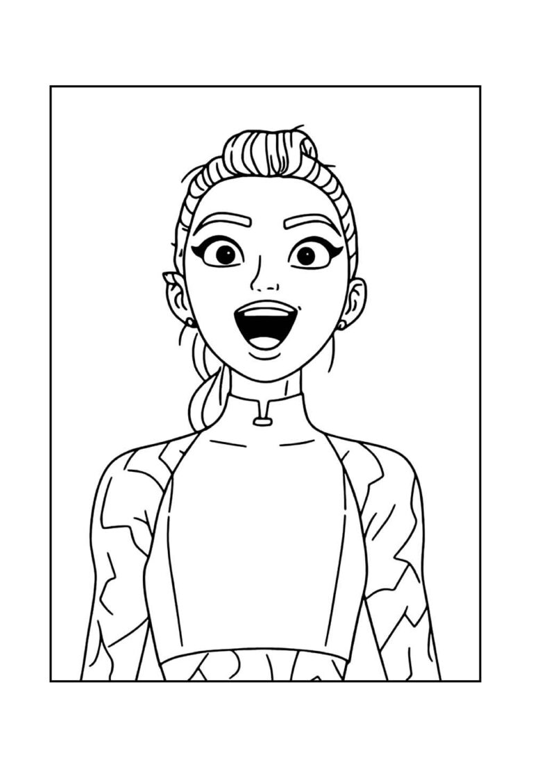 Desenhos da Rumi para Colorir e Pintar - Tudo Para Colorir