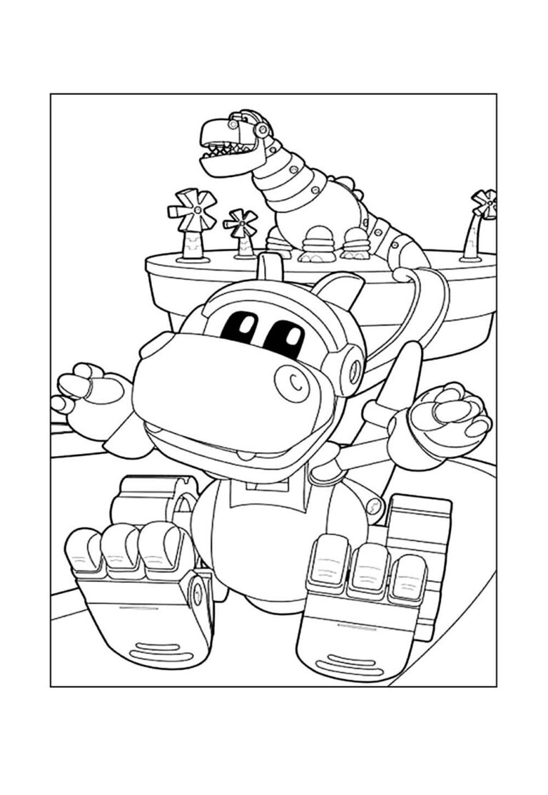 Desenhos de Mecanimais para Colorir e Pintar - Tudo Para Colorir