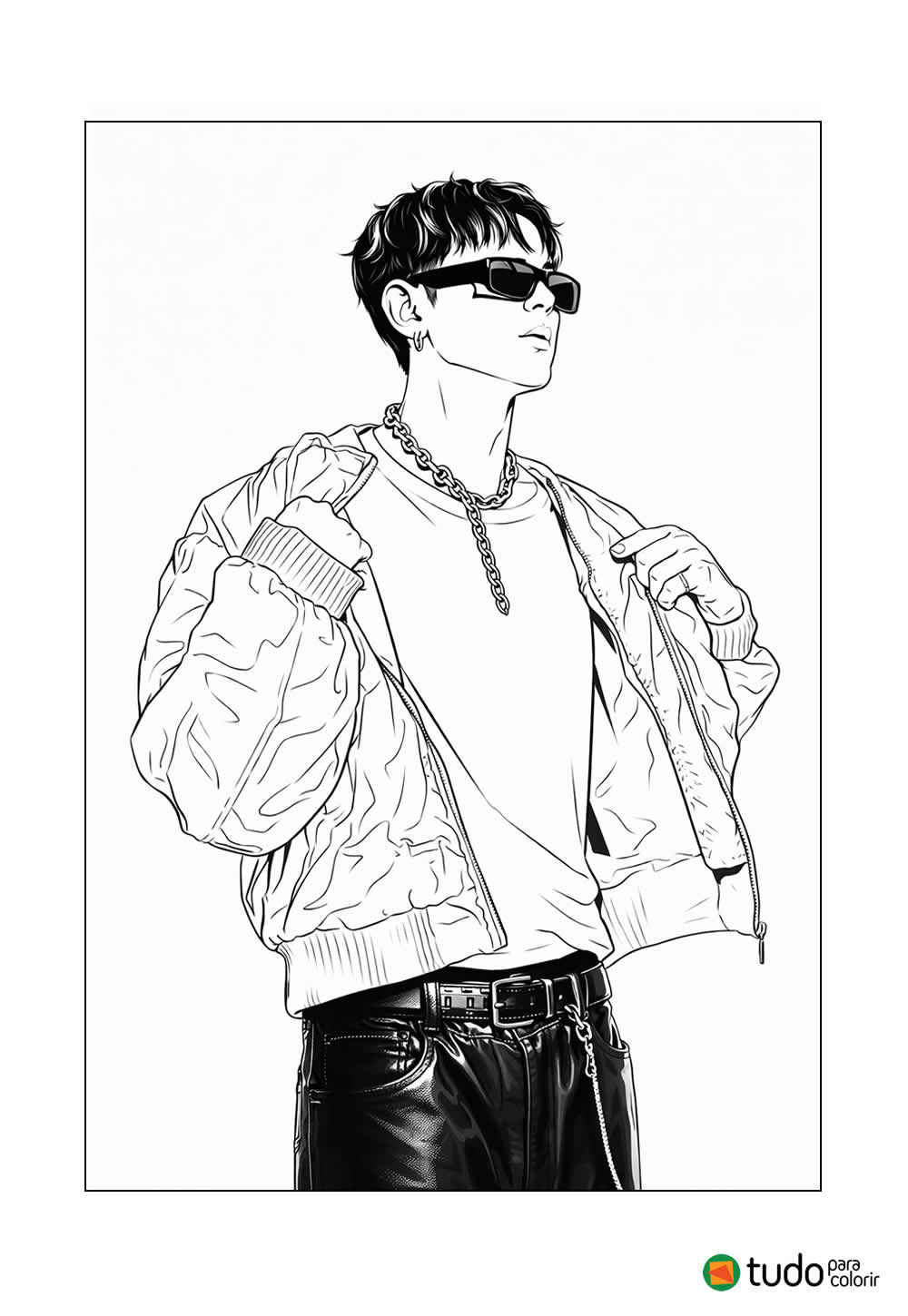 Desenhos de K-Pop para Colorir e Pintar - Tudo Para Colorir