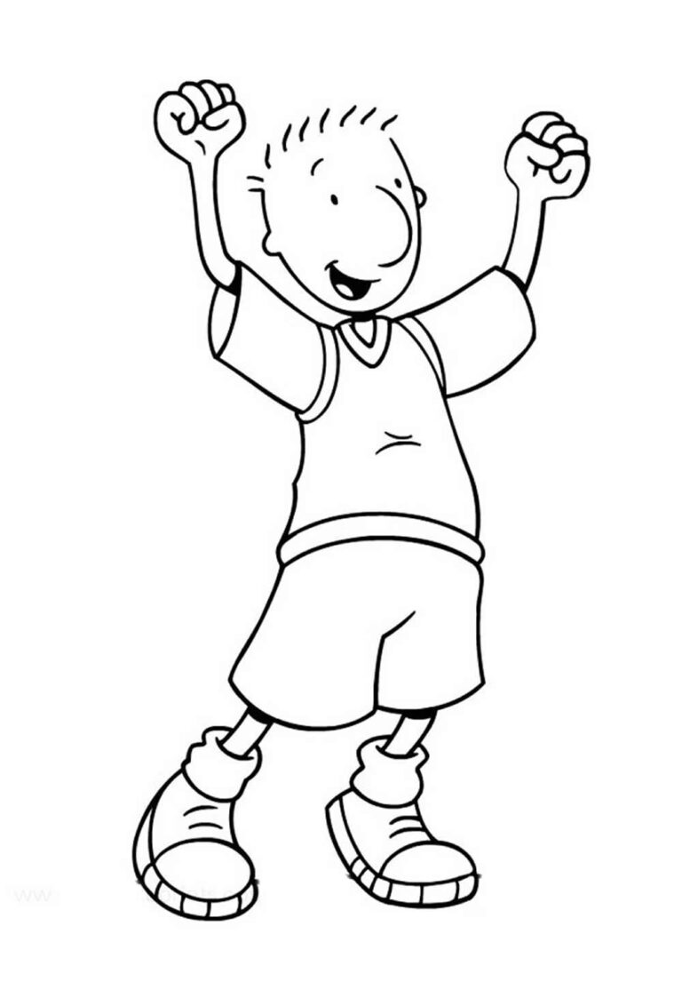 Desenhos de Doug para Colorir e Pintar - Tudo Para Colorir